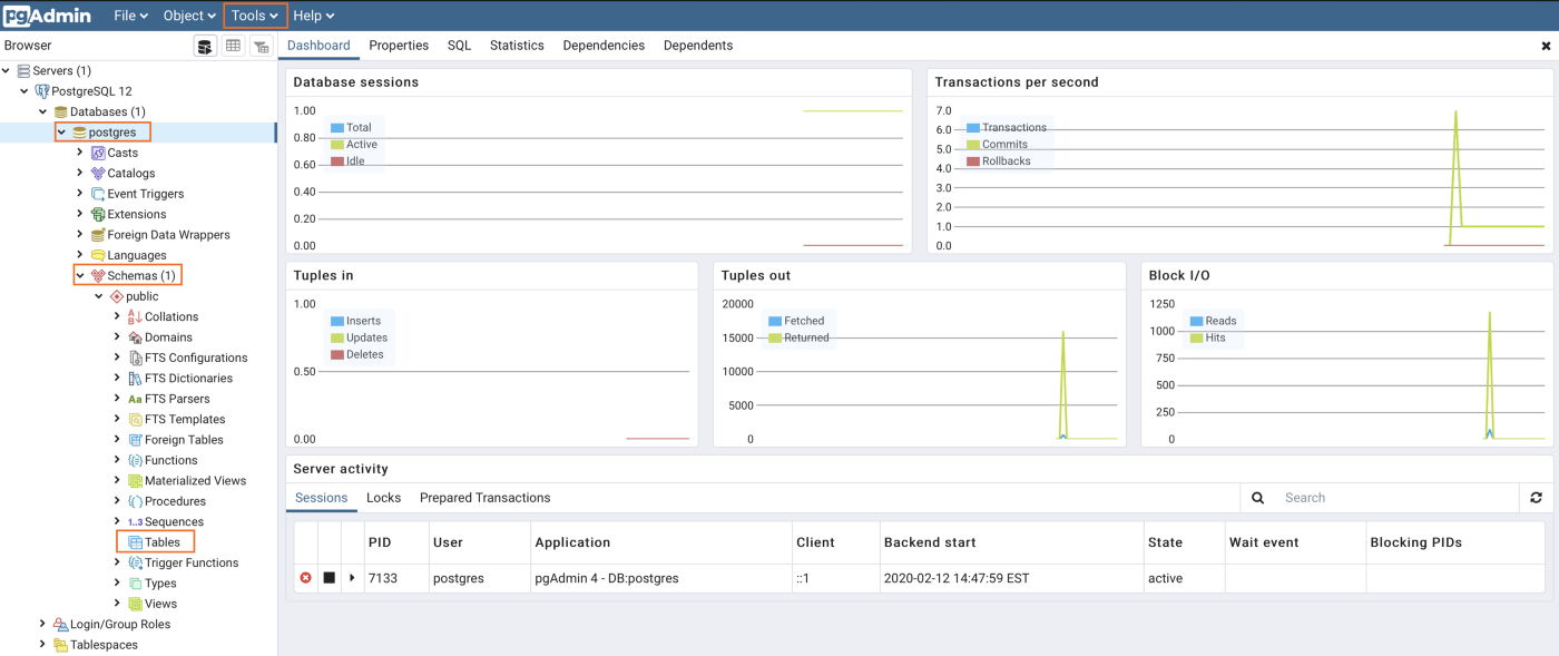 How to connect your database with pgAdmin - FlexiCloud Internet